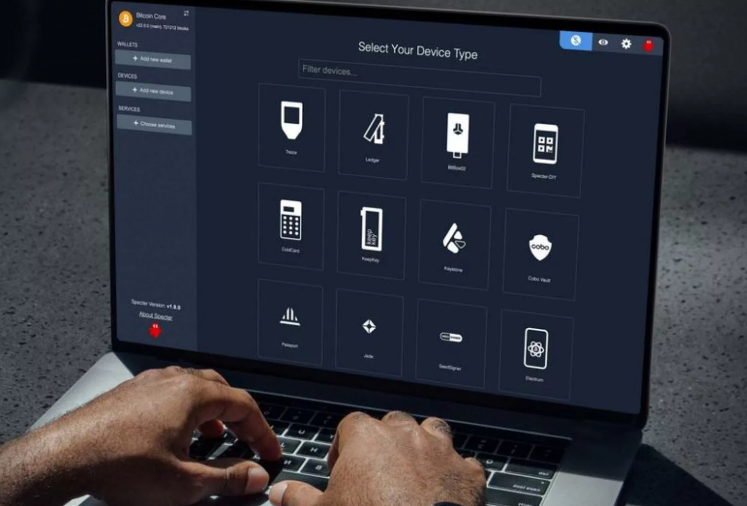 Secure Operating System for Bitcoin Storage